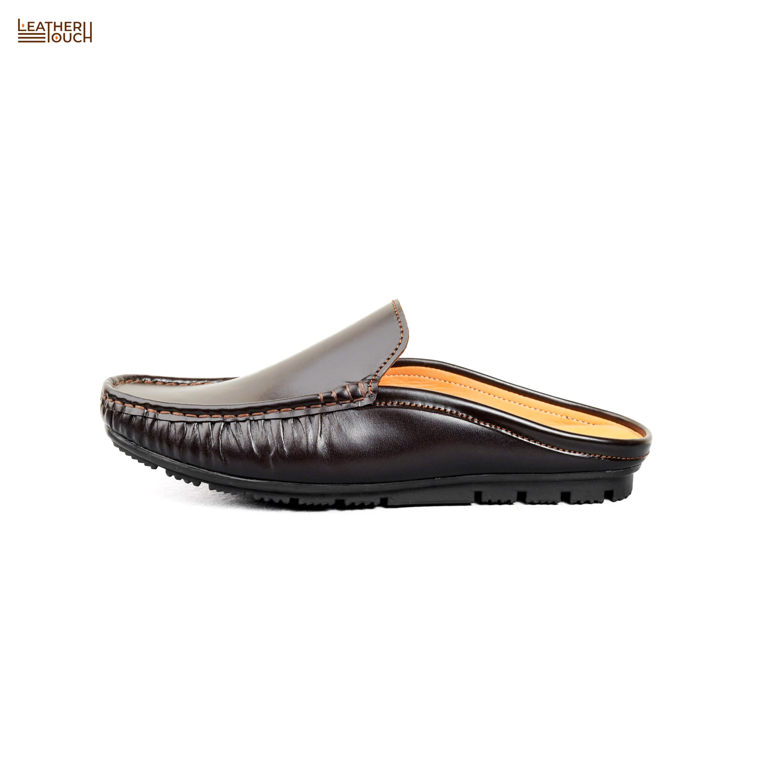 Leather Half Loafer – Coffee – Leather Touch BD